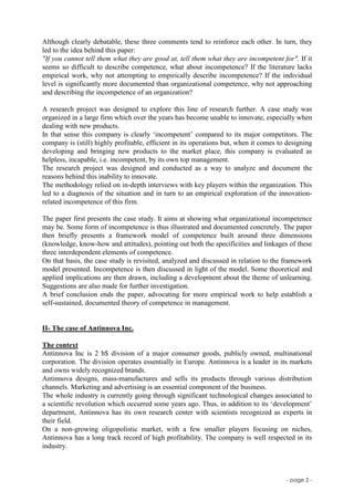 Aula 3. artigo durand (2000). forms of-incompetence | PDF | Resume ...