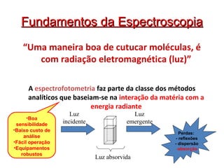 Componentes óticos em espectroscopia | PPT