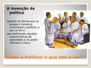 Aula 3 de Filosofia Política: Poder político. Prof. Lucas Medau | PPSX