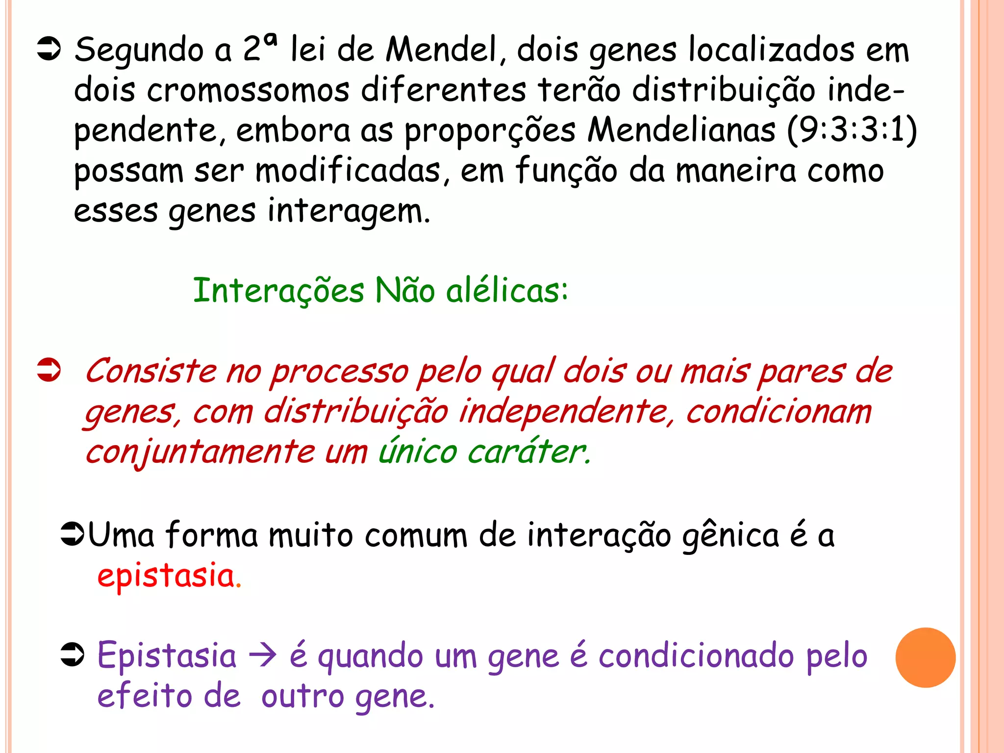 Aula 4 - 2a Lei de Mendel (1).pdf | Genetics | Science
