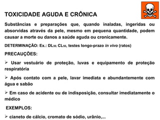 Aula 4 riscos químicos | PPT