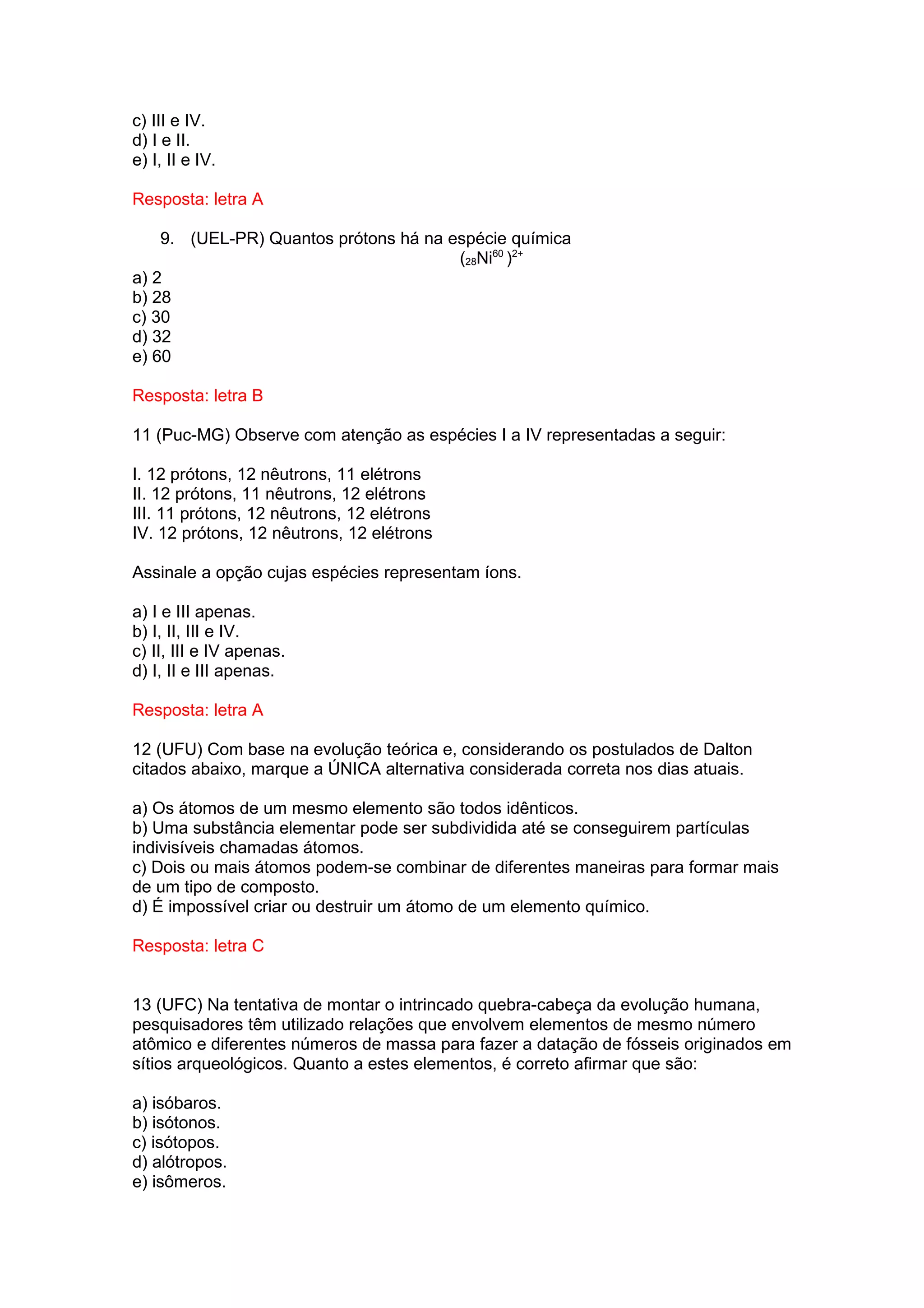 Aula 4 modelos atômicos | PDF