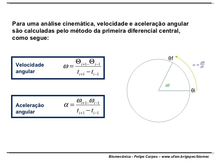 Aula 5 Cinematica Angular