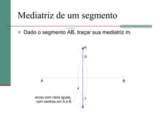 Aula 5 mediatriz- bissetriz- perpendicularismo- paralelismo | PDF