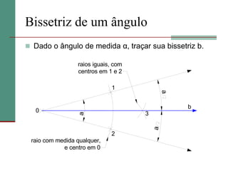 Aula 5 mediatriz- bissetriz- perpendicularismo- paralelismo | PDF
