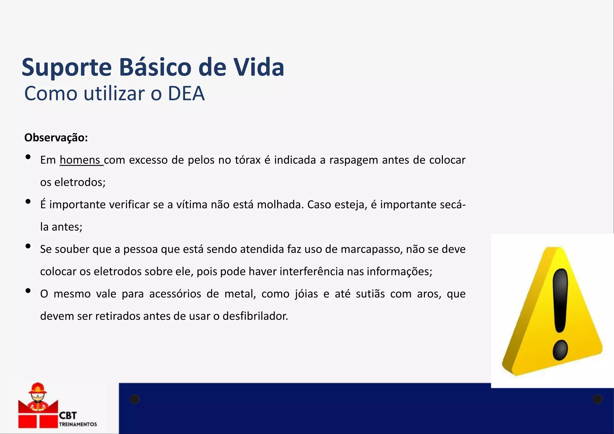 5- Parada cardiorrespiratória (PCR), Suporte básico de vida (DEA) | PDF