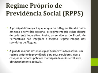 Comprehensive Overview of Brazilian Social Security Regimes: RGPS, RPPS ...
