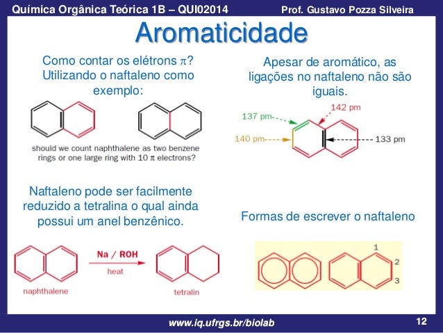 Aula 6 aromaticidade