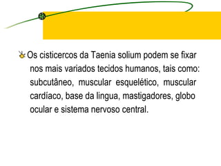 Aula 6 Teniase E Cisticercose | PPT