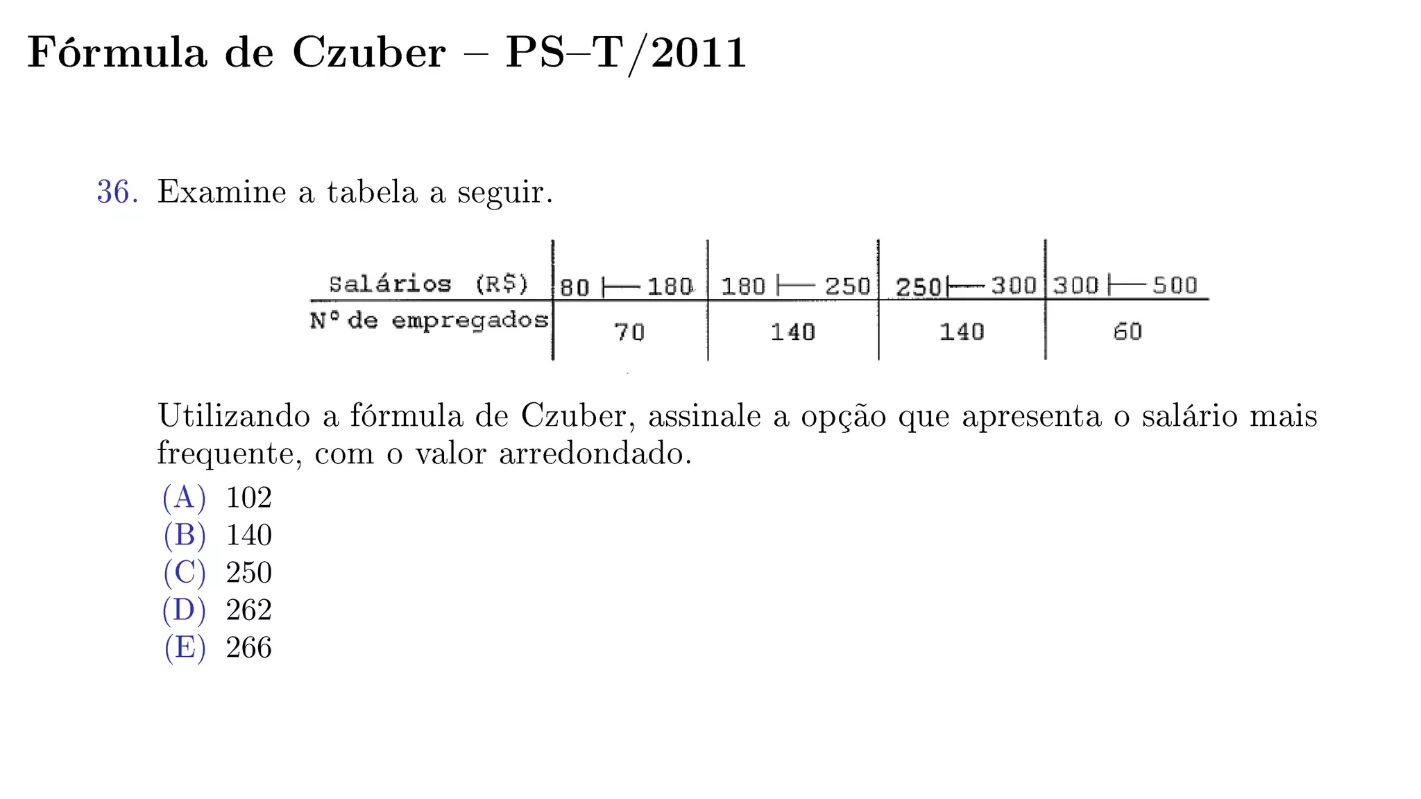 Moda de Czuber - Estatística Descritiva | PDF
