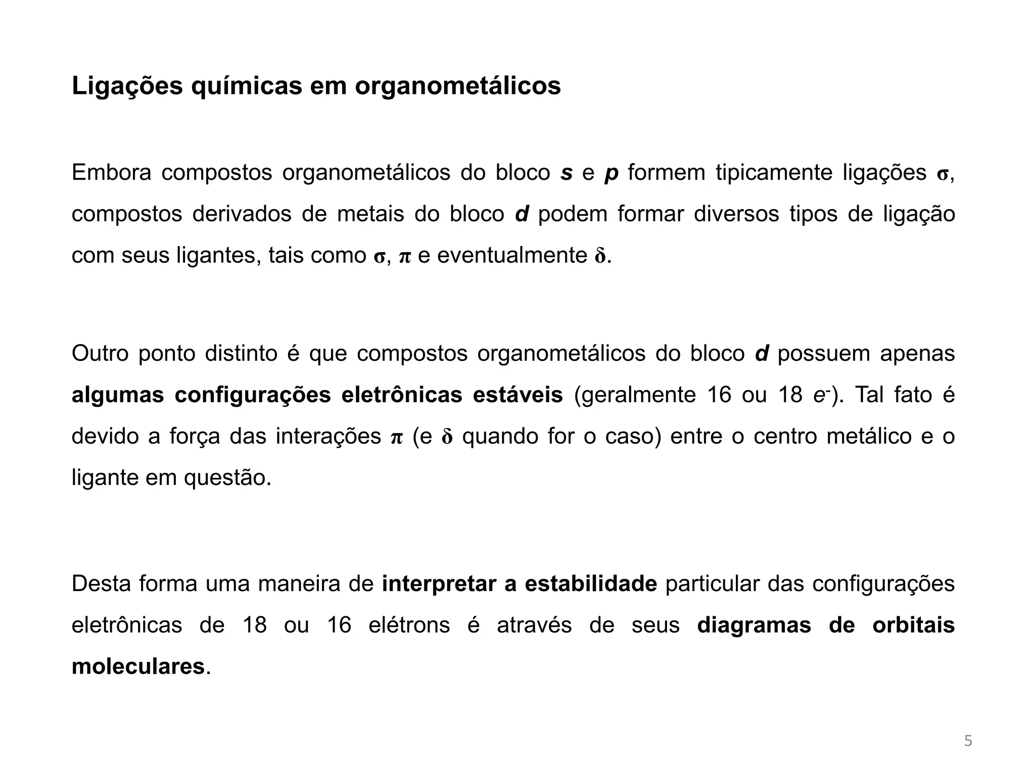 Aula 6 __a_qu_mica_dos_organomet_licos_do_bloco_d | PDF