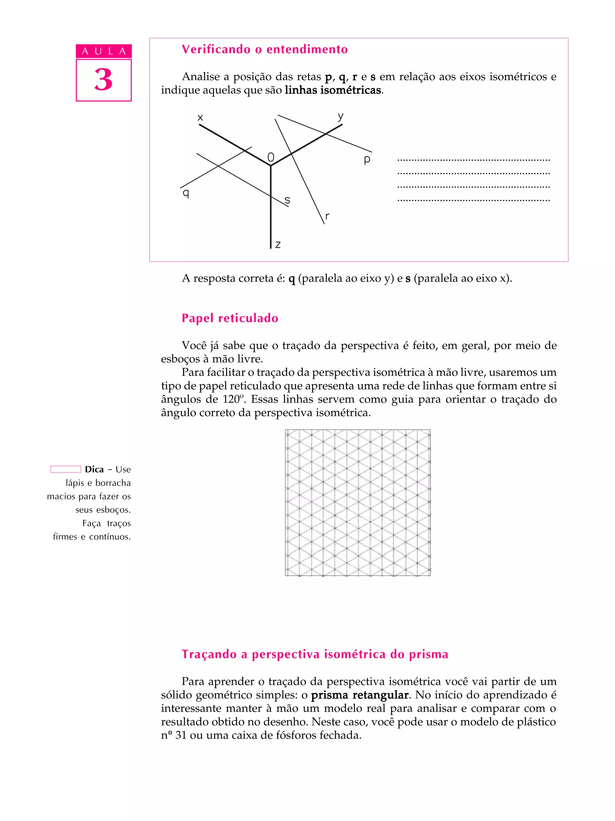 Aula 6 [perspectivas isometricas] | PDF