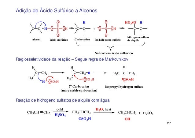 Aula 7 reação de alcenos