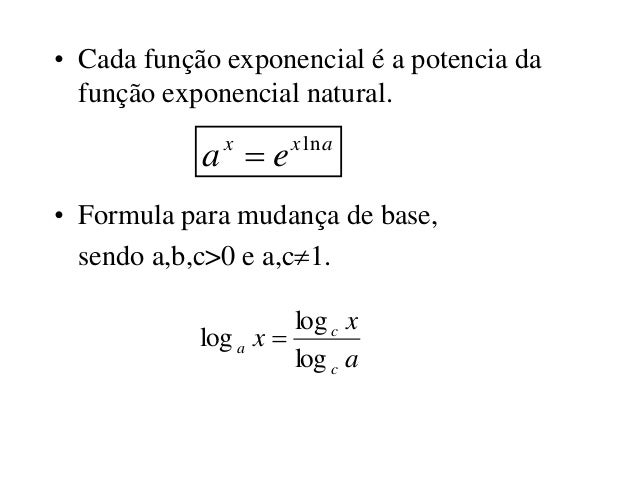 Aula 7 - Funções Logarítmicas, Exponenciais e Trigonometricas