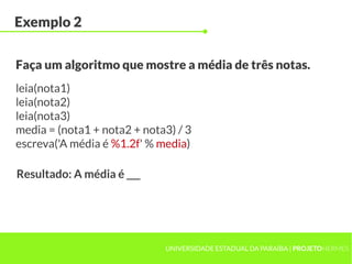 Aula 8 - Comandos de Entrada e Saída | PDF | Programming Languages | Computing