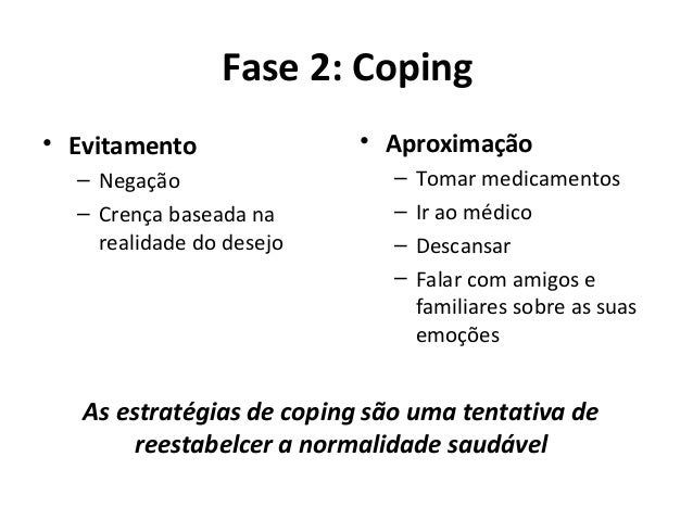 Aula 8 mecanismos de coping
