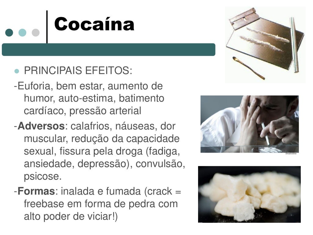 Aula 8 Principais drogas e seus efeitos