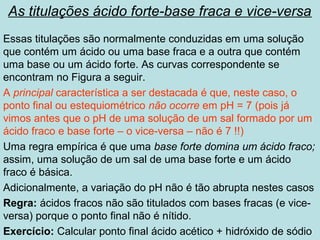 Aula 8 quimica analitica | PPT
