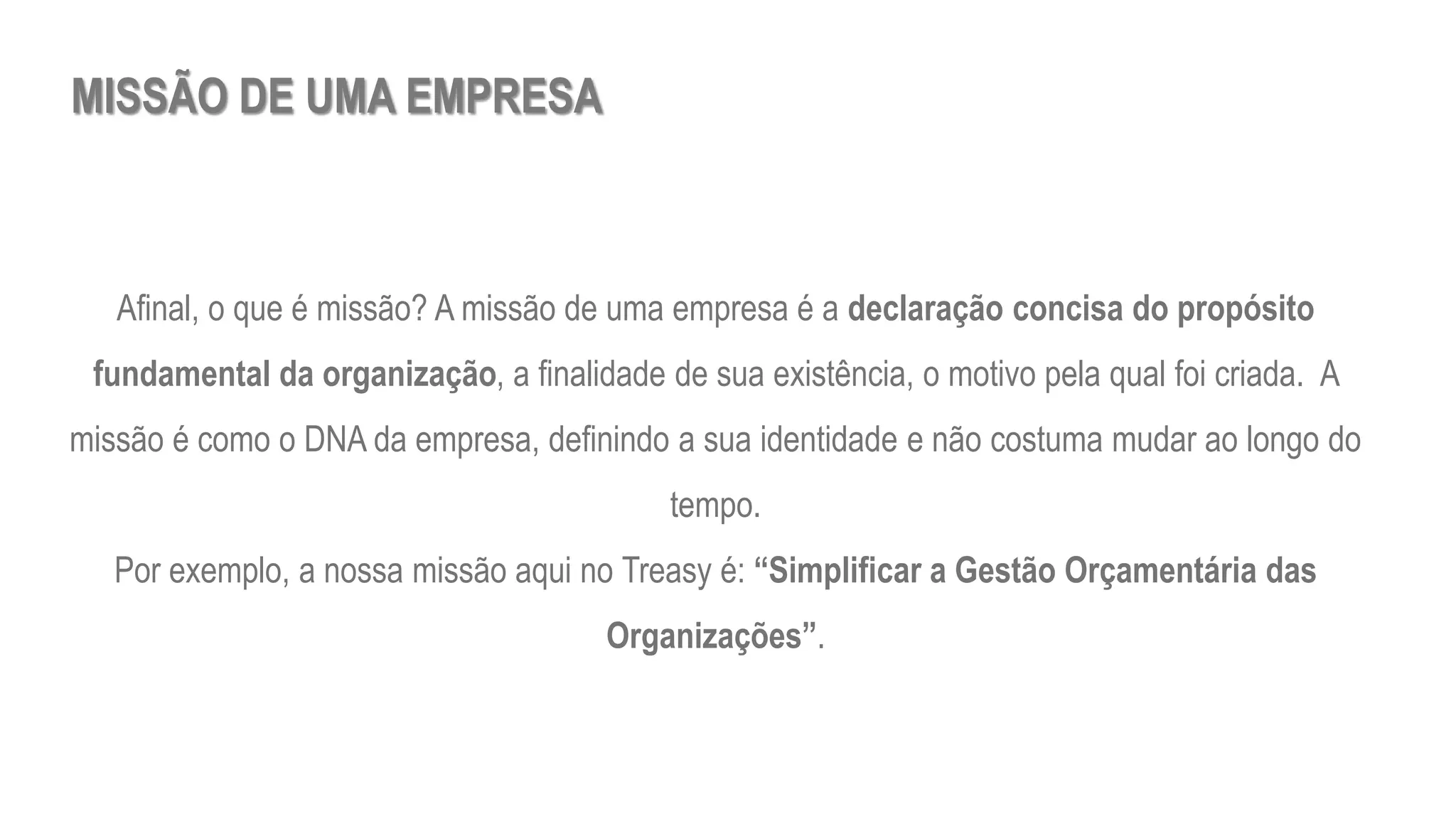 GESTÃO DE PESSOAS MISSÃO, VISÃO E VALORES | PPT