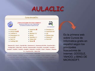 AulaClic y AulaFacil | PPTX