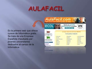 AulaClic y AulaFacil | PPTX