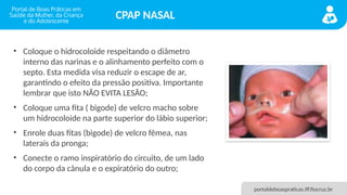 ventilação mecânica cpap nasal enfermagem | PPT