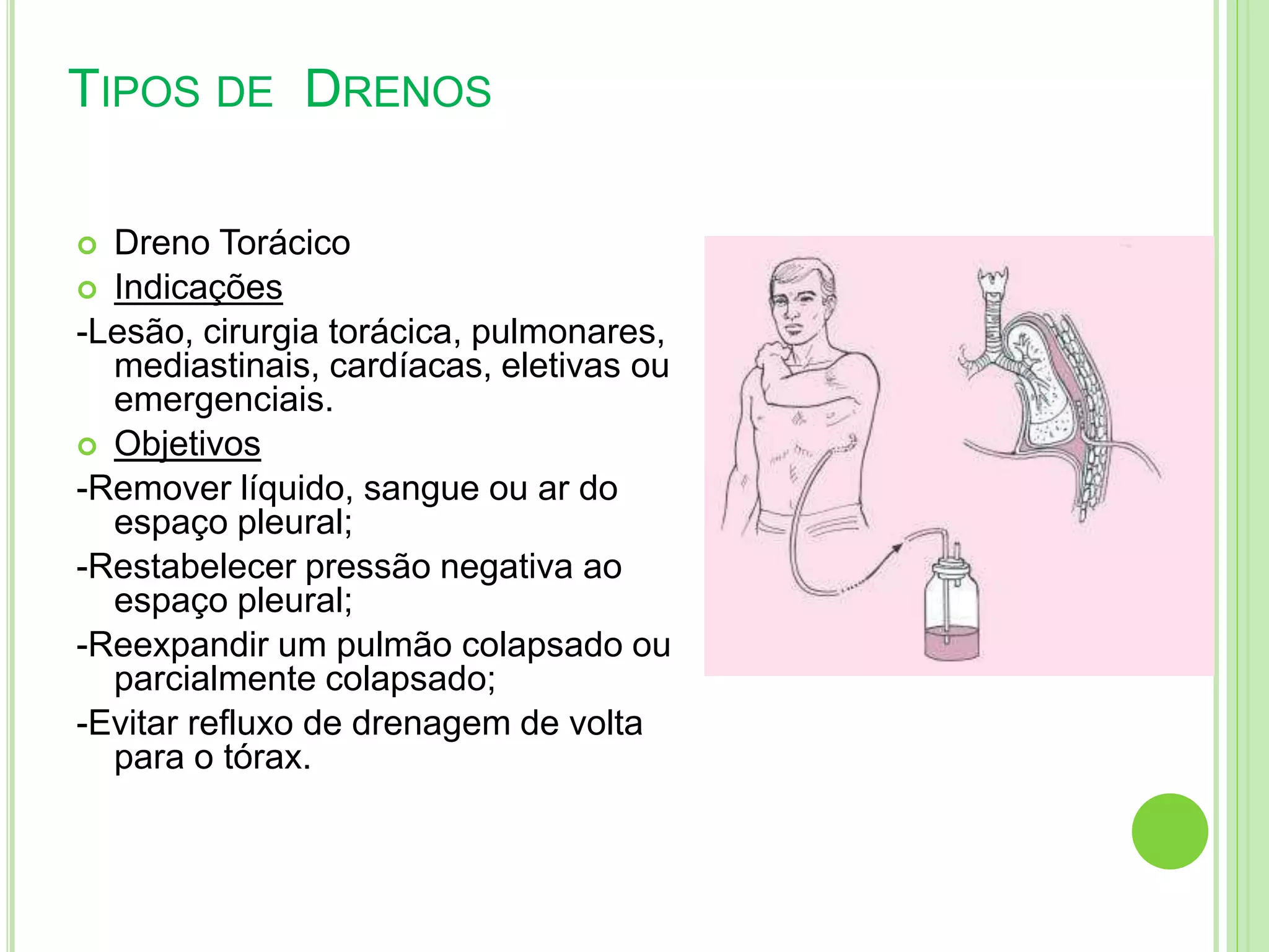 Aula de cuidados com drenos | PPT | First Aid | Injuries