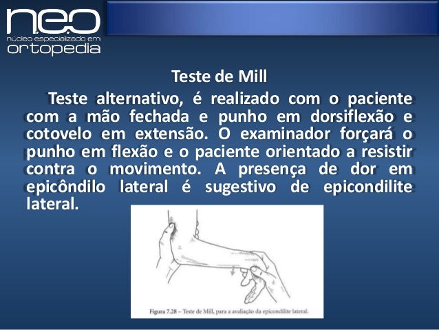 Aula de exame fisico do cotovelo e epicondilite