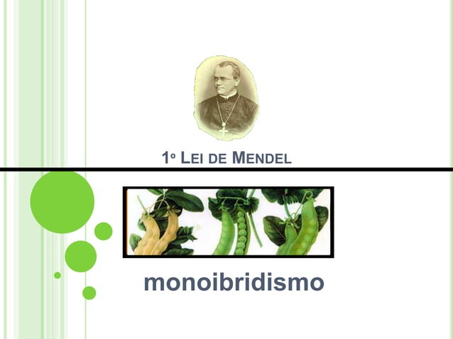 Aula de genética 1 lei de mendel | PPTX