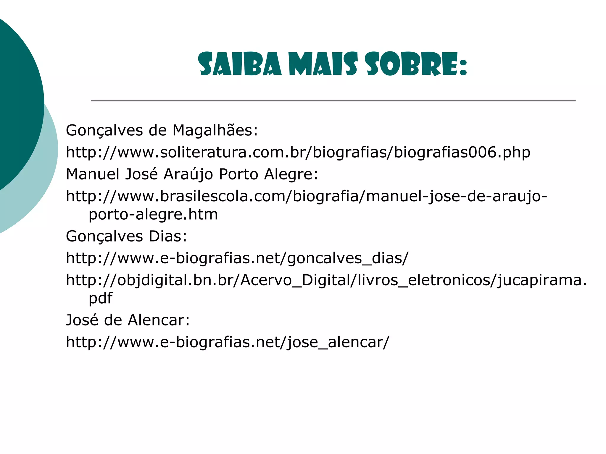 Indianismo, a 1ª fase do romantismo | PPT