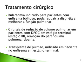 Aula sobre DPOC | PPTX