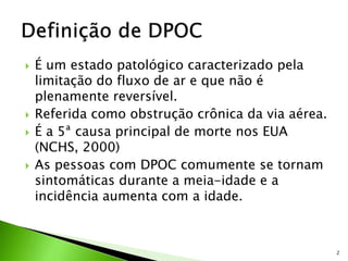 Aula sobre DPOC | PPTX