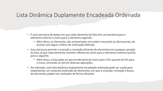 Estruturas de Dados: Listas, fundamentos. | PPSX