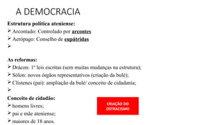AULA_GRÉCIA ANTIGA_ROMA 1ºAno do ensino medio | PPTX