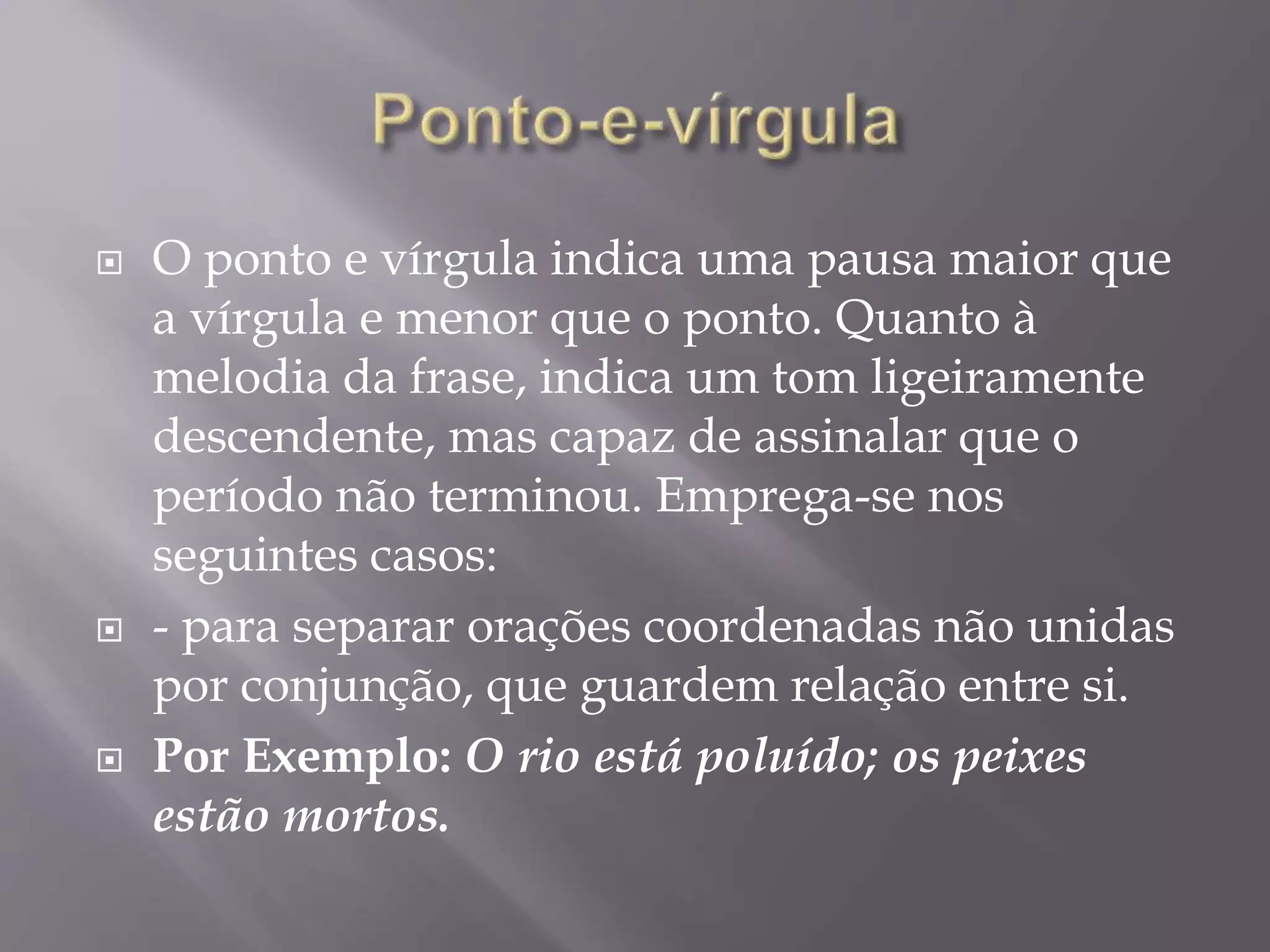 regras de pontuação | PPTX