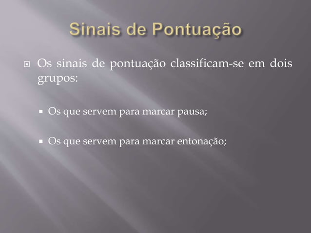 regras de pontuação | PPTX