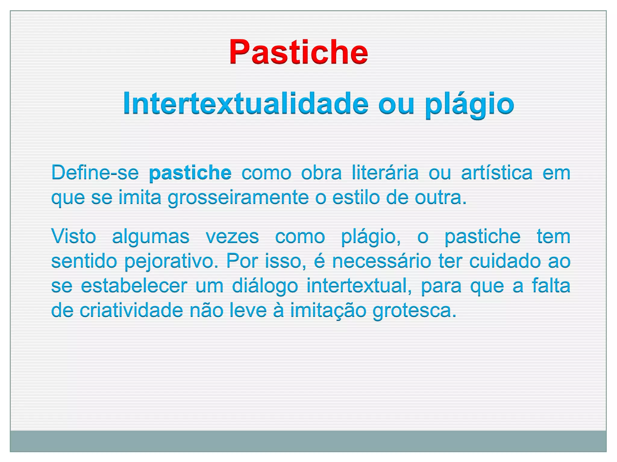Aula intertextualidade | PPTX
