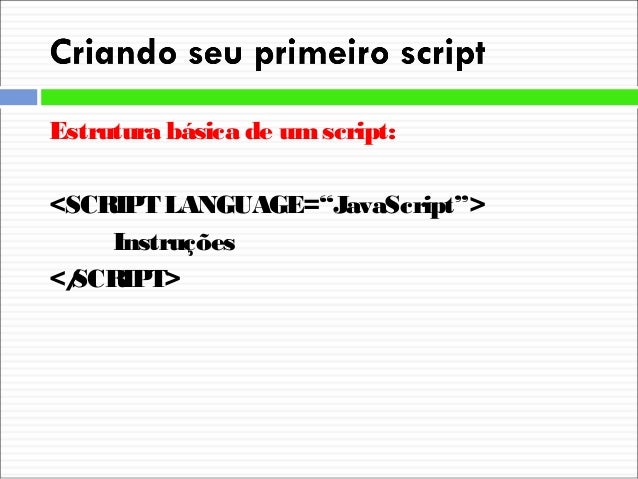 Aula Javascript