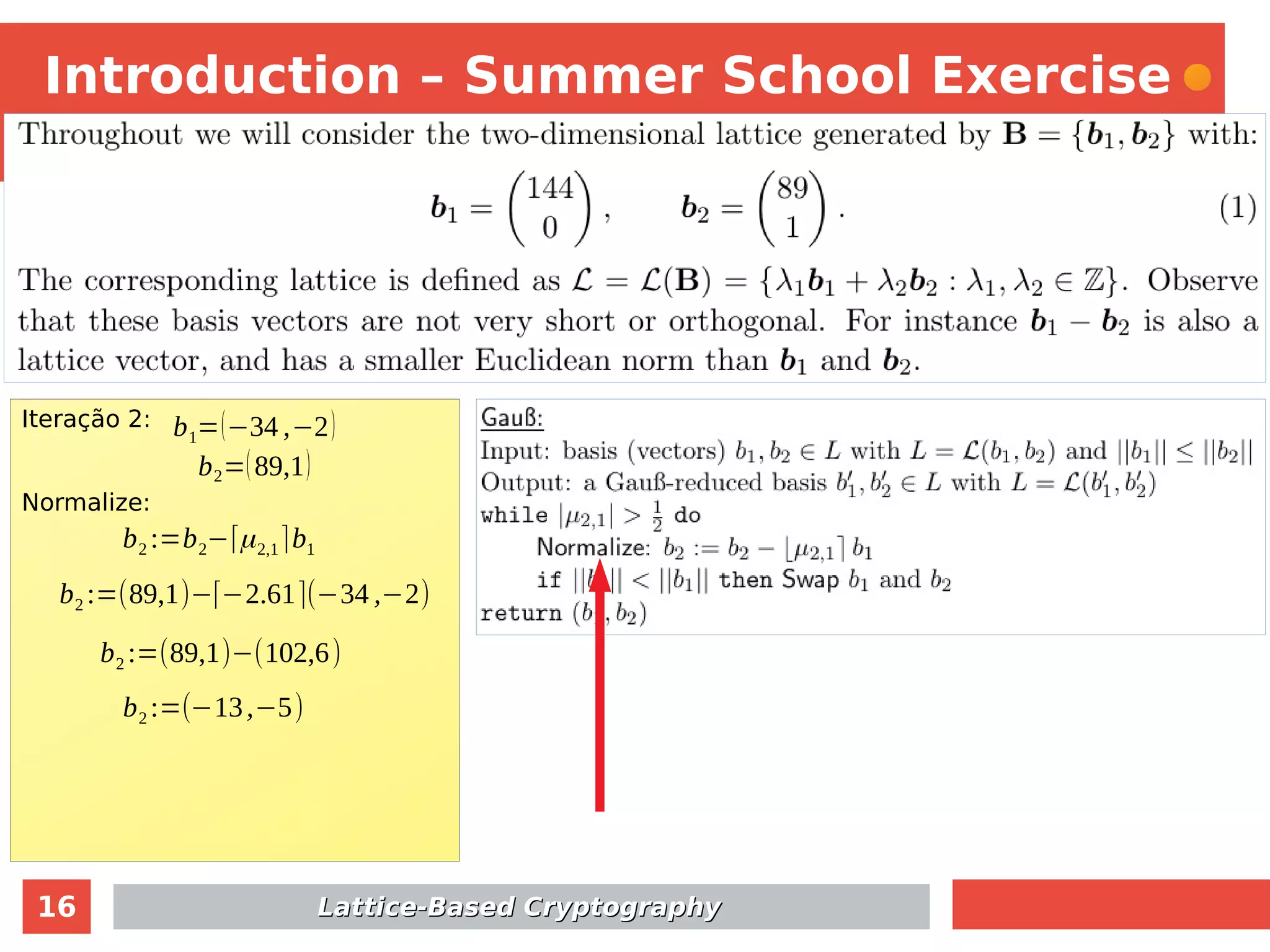Introduction Lattice Based Cryptography Ppt