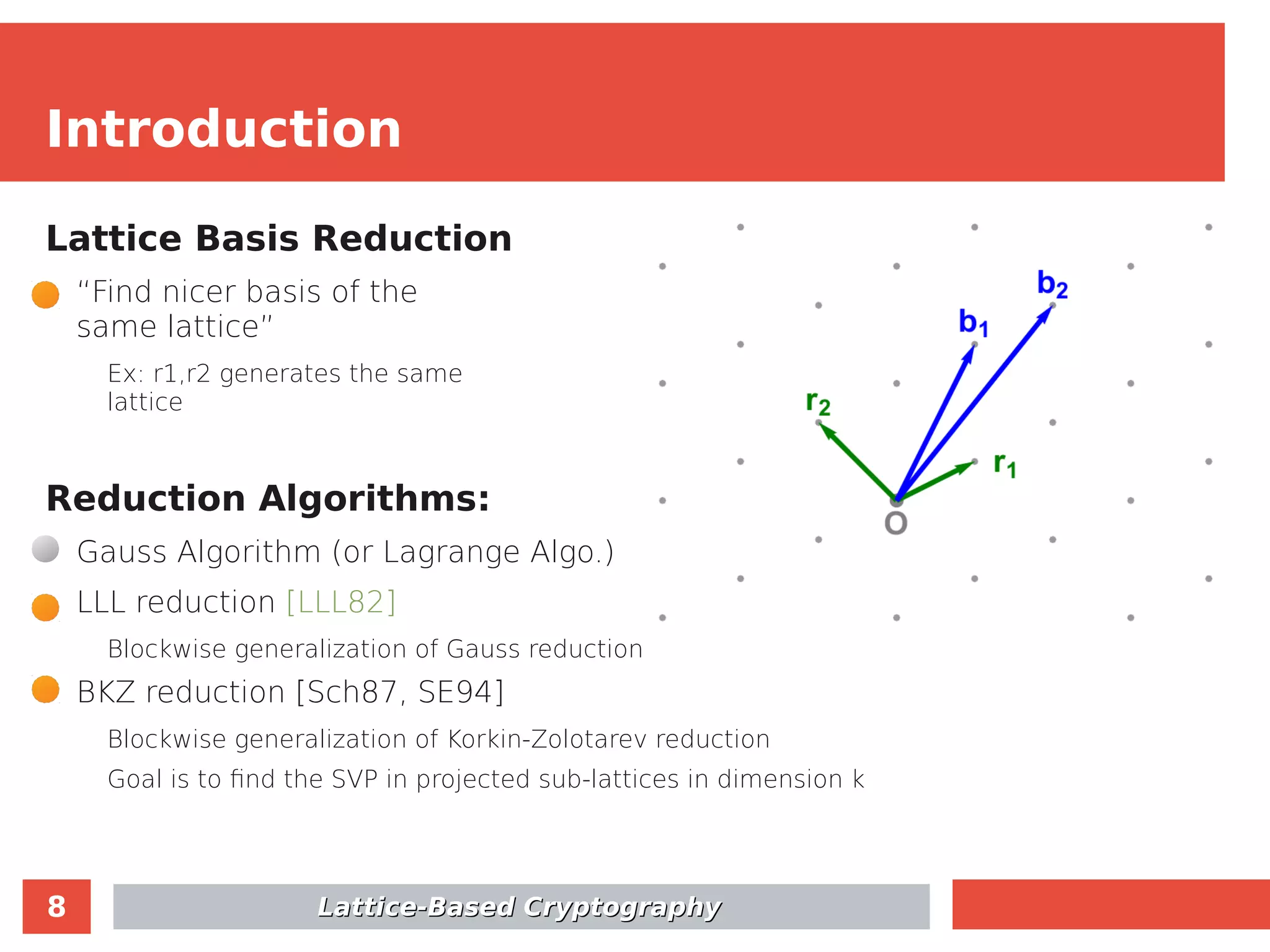 Introduction - Lattice-based Cryptography | PPT Introduction - Lattice-based Cryptography | PPT