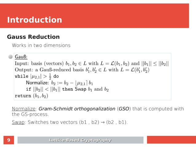 Introduction - Lattice-based Cryptography | PPT Introduction - Lattice-based Cryptography | PPT