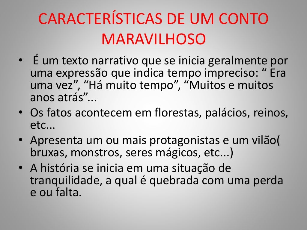 Contos Maravilhosos