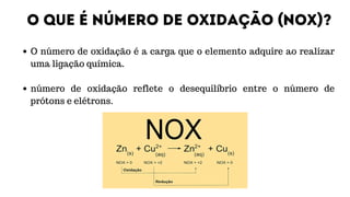 Aula nox (introdução) - Química. apresentação | PDF