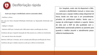 Aula de parada cardiorespiratoria e RCP para enfermagem | PPTX