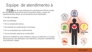 Aula de parada cardiorespiratoria e RCP para enfermagem | PPTX