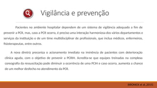 Aula de parada cardiorespiratoria e RCP para enfermagem | PPTX