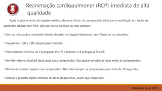 Aula de parada cardiorespiratoria e RCP para enfermagem | PPTX