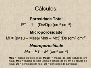 Aula porosidade do solo_ Educação em solos | PDF