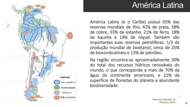 Recursos naturais na América Latina