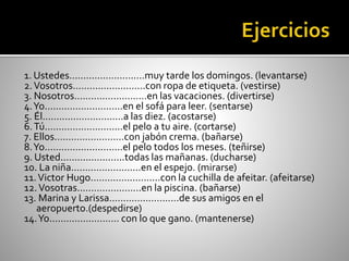 Verbos regulares e irregulares | PPT